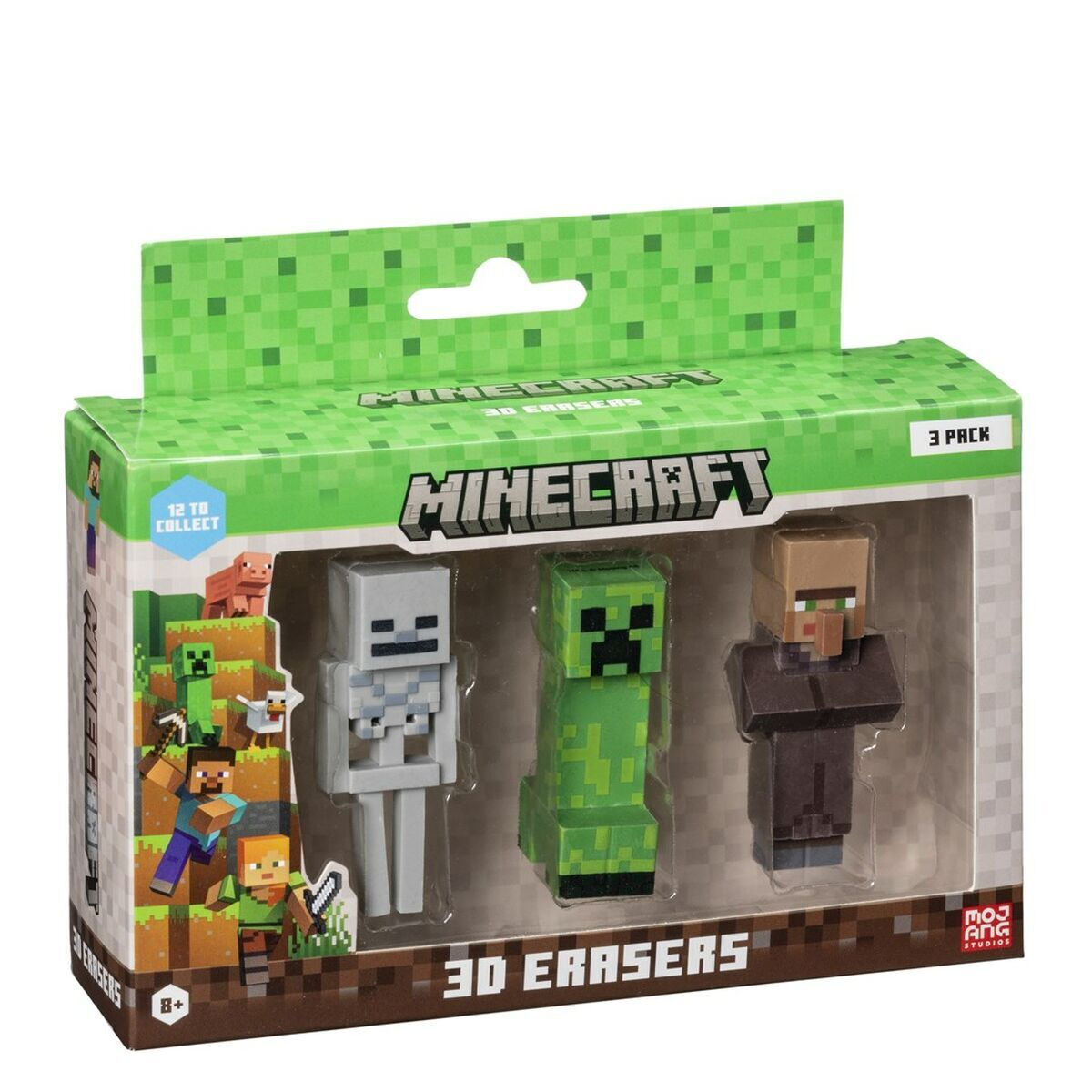 3d Eraser Set Minecraft Mc4021d 3 Pieces | Skroutz.gr