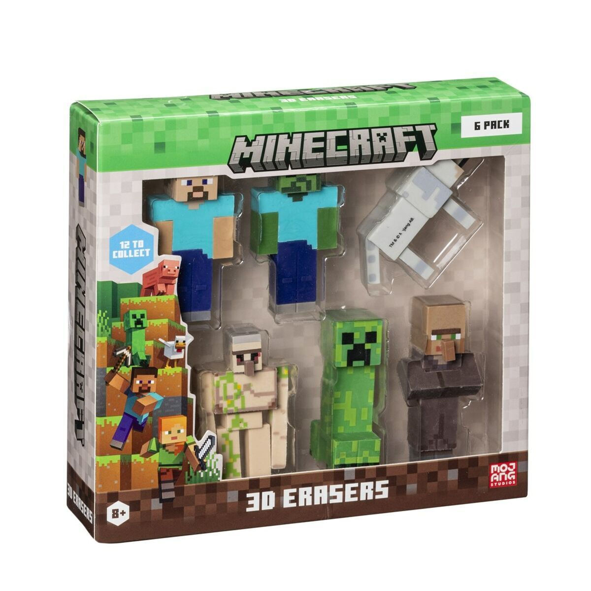 3d Eraser Set Minecraft Mc4060a 6 Pieces | Skroutz.gr