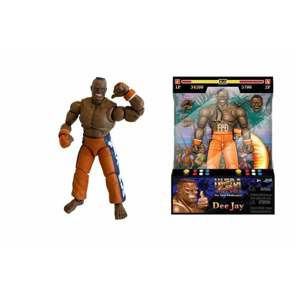 Jada Toys Ultra Street Fighter: Street Fighter Ii Dee Jay Actionfigur ...
