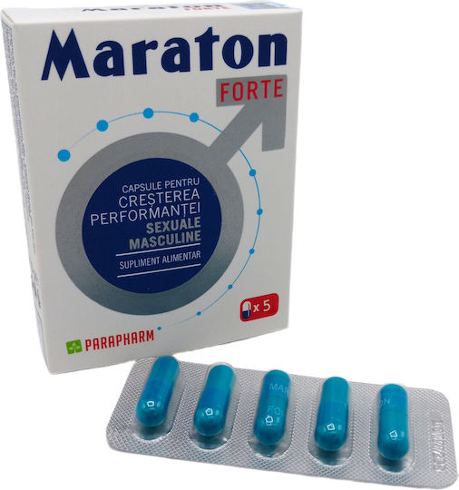 Parapharm Maraton Forte Ειδικό Συμπλήρωμα Διατροφής 5 ταμπλέτες ...