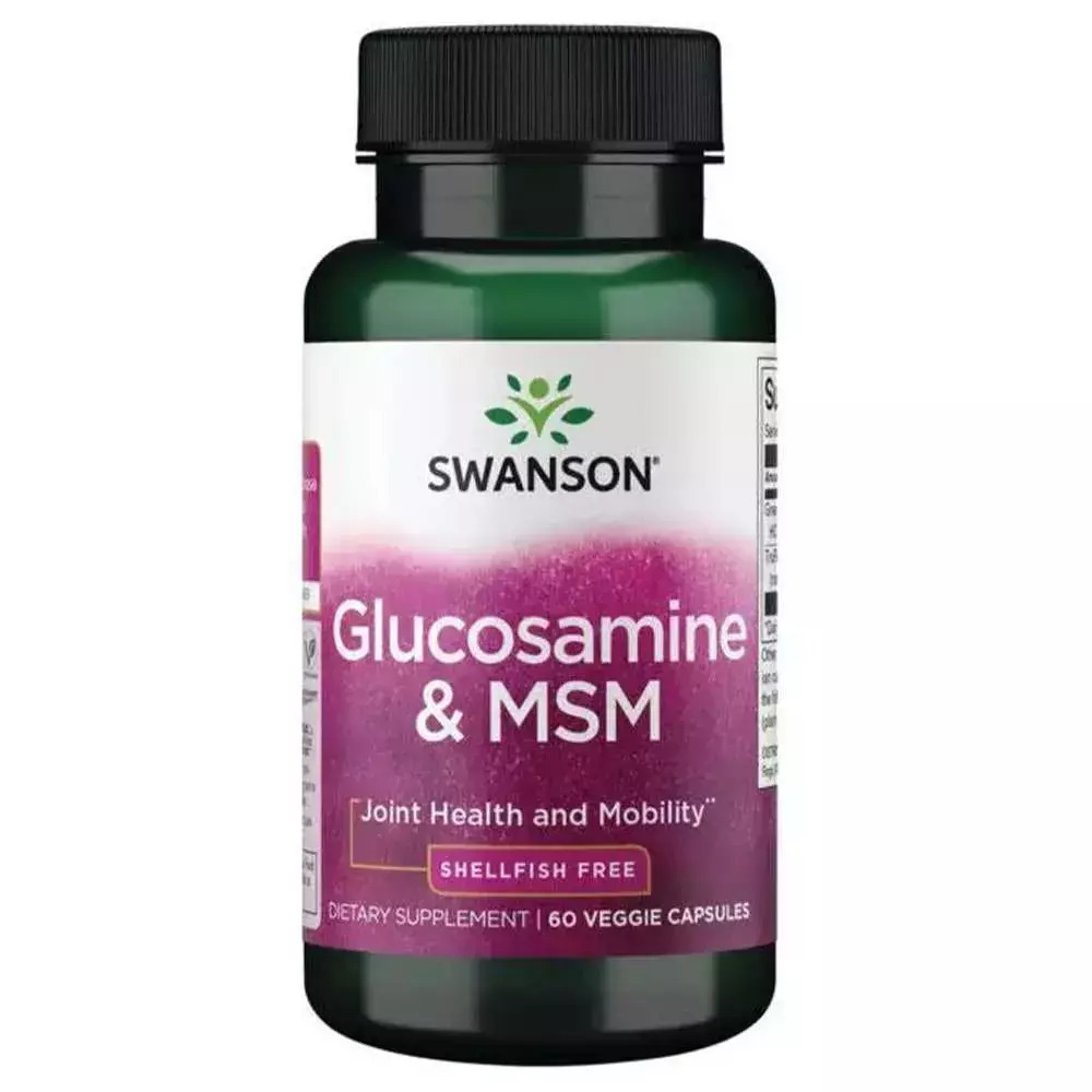 Swanson Glucosamine Shellfish Free & MSM Συμπλήρωμα για την Υγεία των ...