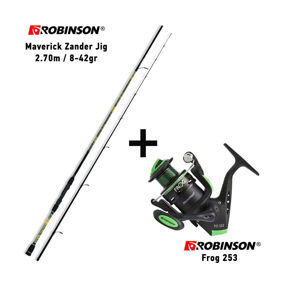 Robinson Maverick Zander Jig Καλάμι Ψαρέματος για Heavy Spinning 2.7m ...