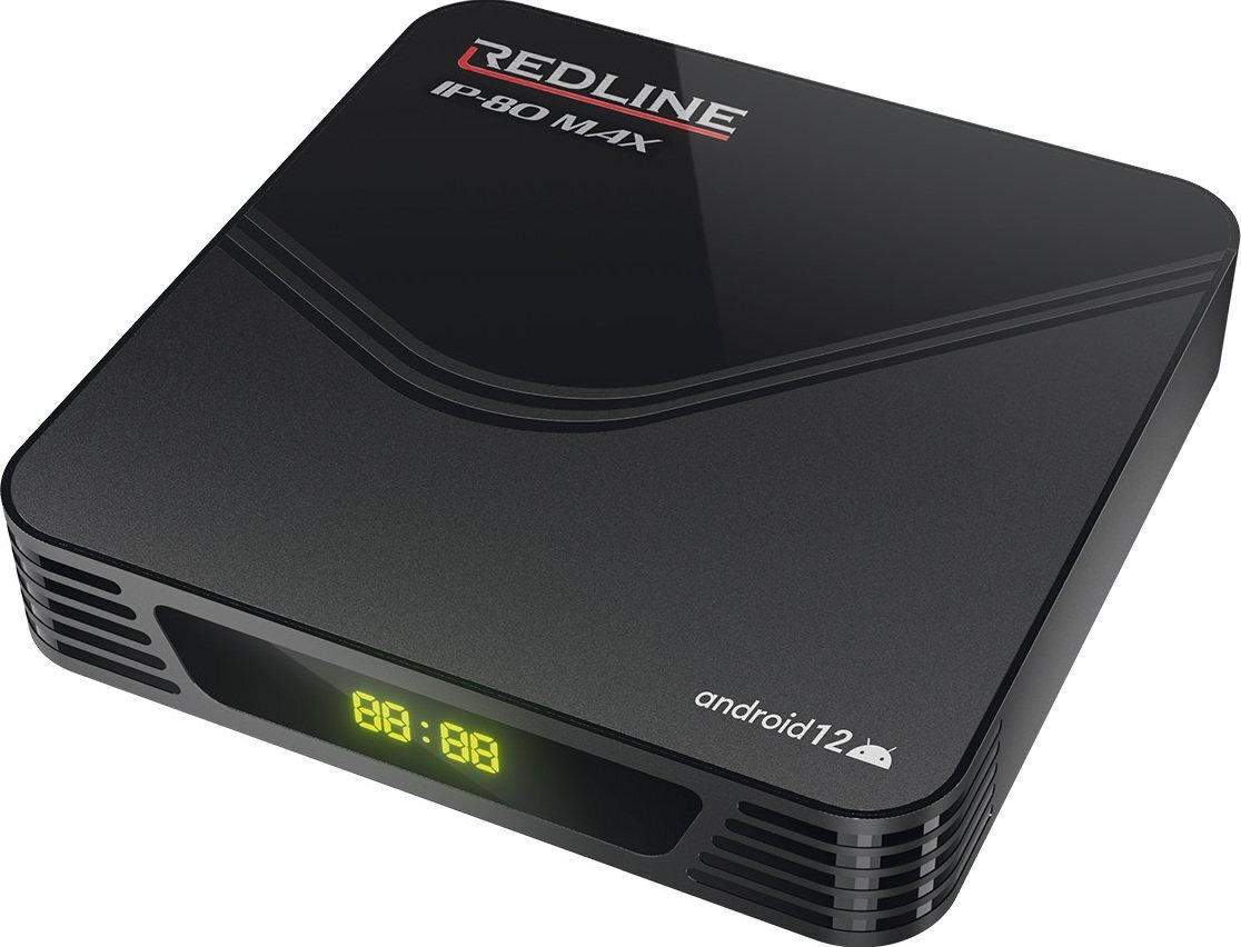 Redline TV Box IP-80 Max REDLINE.IP80 4K UHD με WiFi 4GB RAM και 32GB ...