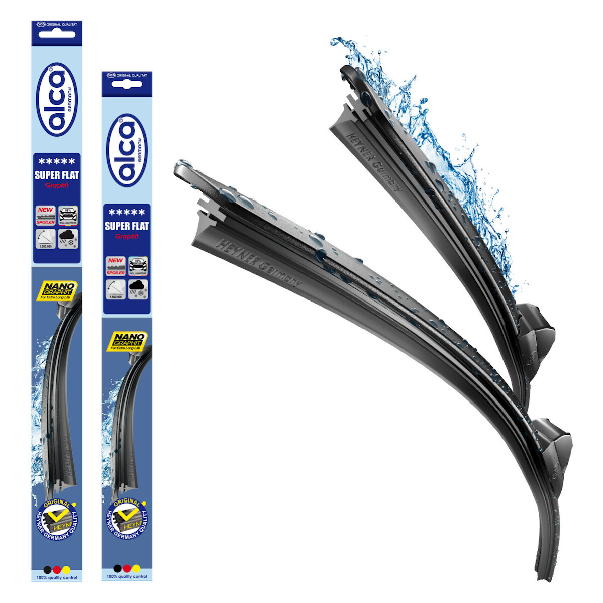 Alca Wiper Set Compatible Chevrolet Corvette 07.2019 01.2025 Super Flat ...
