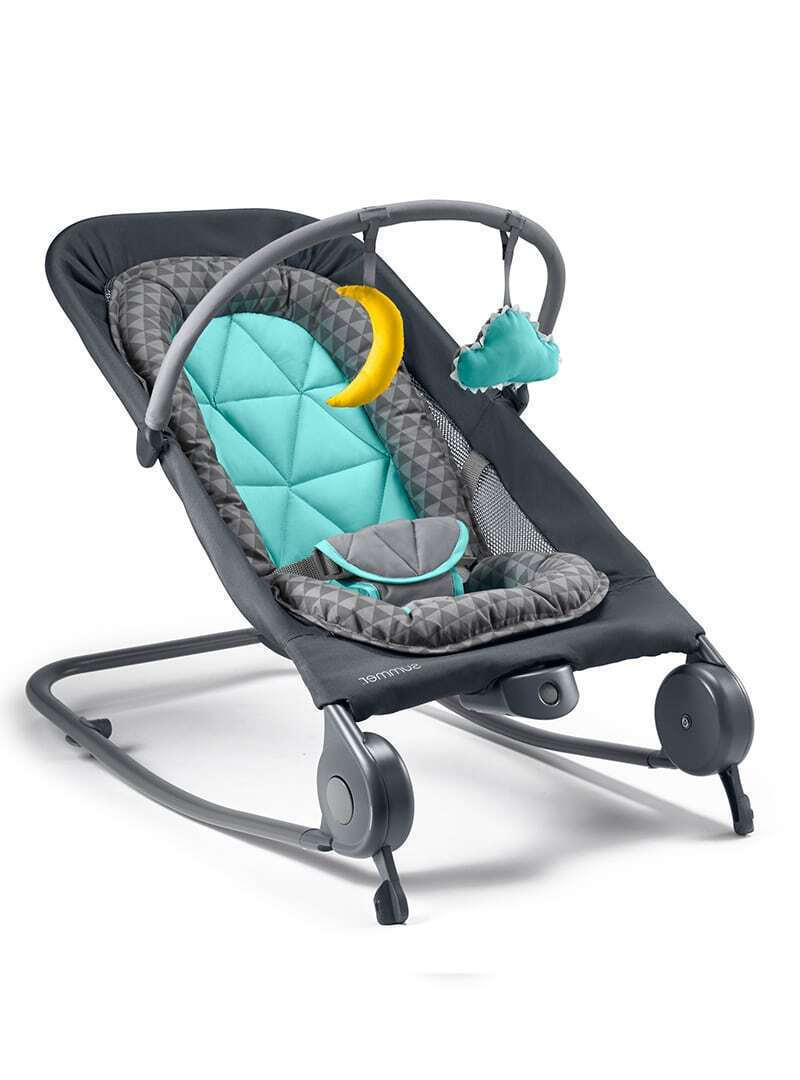 Summer Infant Ηλεκτρικό Relax Μωρού Bouncer & Rocker Duo με Δόνηση Γκρι ...