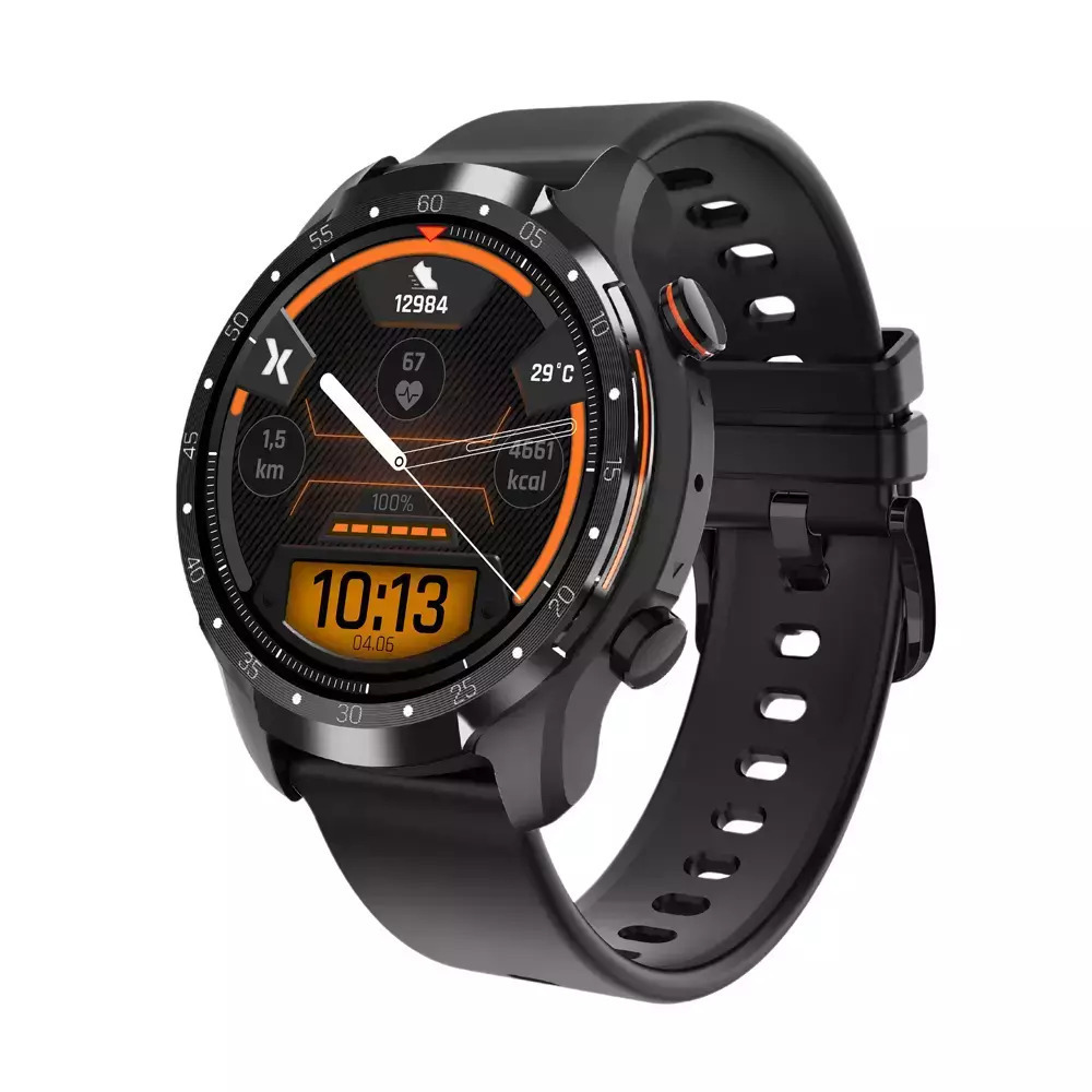 MaxCom FW01 Uran Stainless Steel Smartwatch με Παλμογράφο (Μαύρο ...