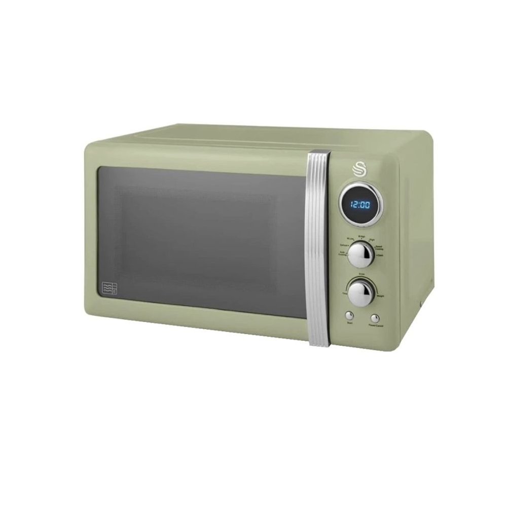 Swan Retro SM22030G Φούρνος Μικροκυμάτων 20lt Πράσινος | Skroutz.gr