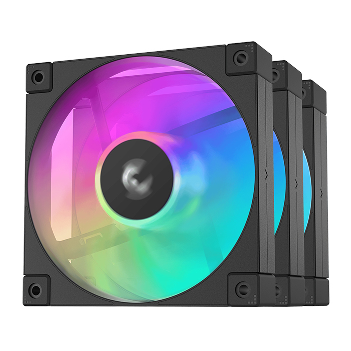 Deepcool FD12 Case Fan 120mm με ARGB Φωτισμό και Σύνδεση 4-Pin PWM 3τμχ ...