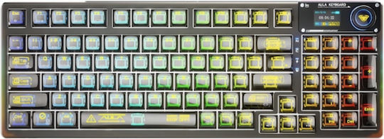 Aula F98 Pro Ασύρματο Gaming Μηχανικό Πληκτρολόγιο 75% με RGB φωτισμό ...