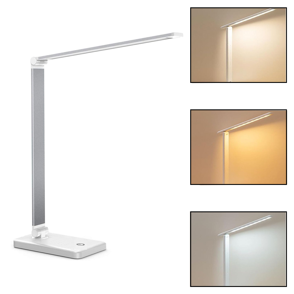 LED Φωτιστικό Γραφείου Αναδιπλούμενο σε Λευκό Χρώμα 110616 | Skroutz.gr