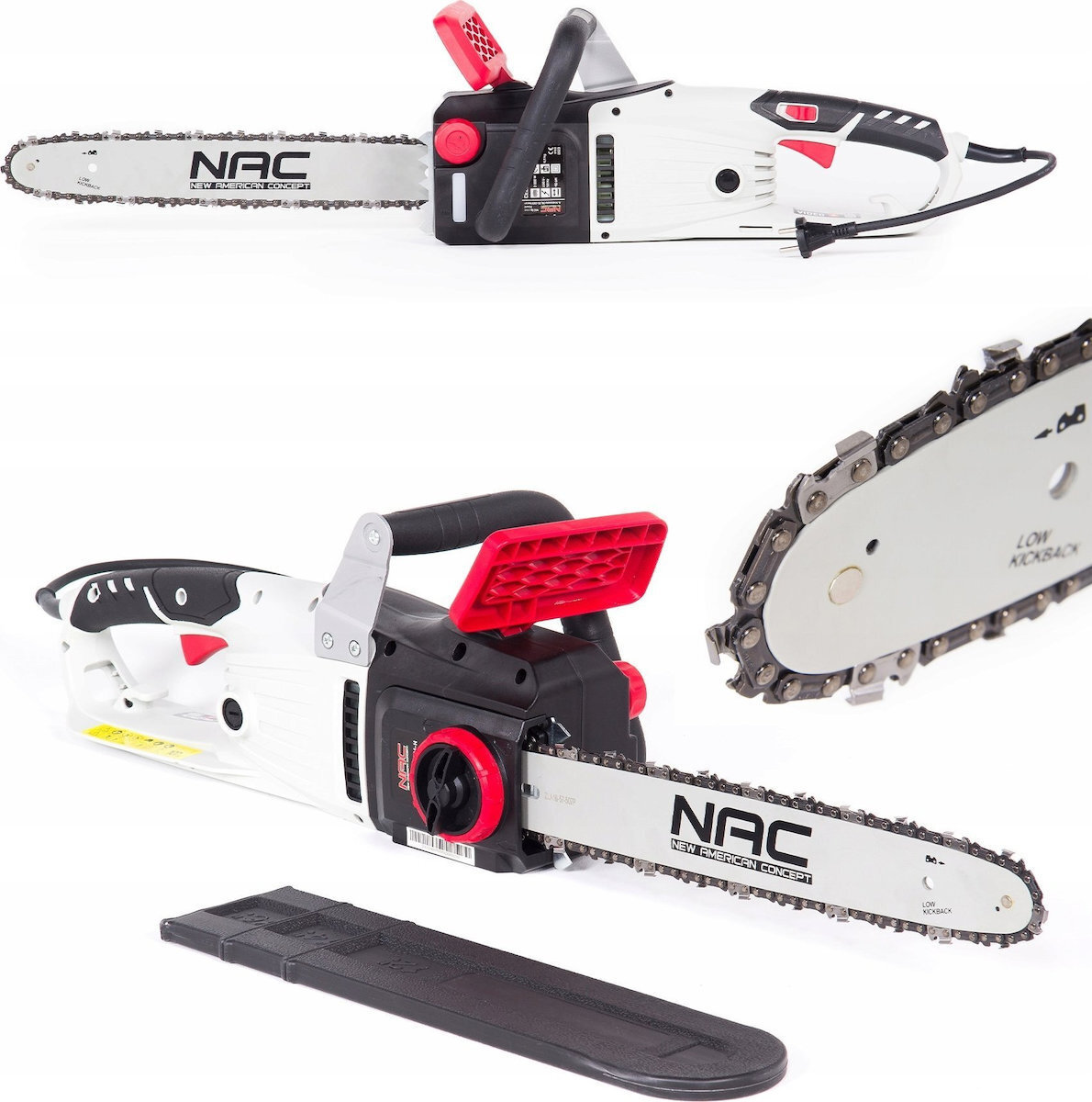 NAC Ηλεκτρικό Αλυσοπρίονο 2kW 4.8kg με Λάμα 40cm CE20-40-NS-WM-H ...