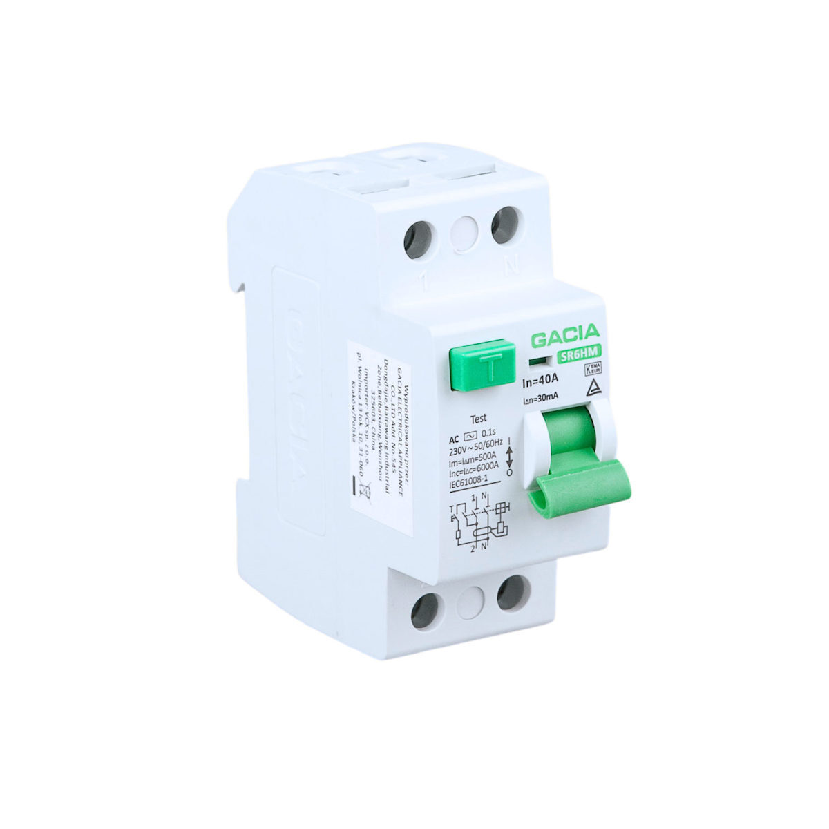 Residual Current Switch 25a 30ma 2p Type Ac | Skroutz.gr