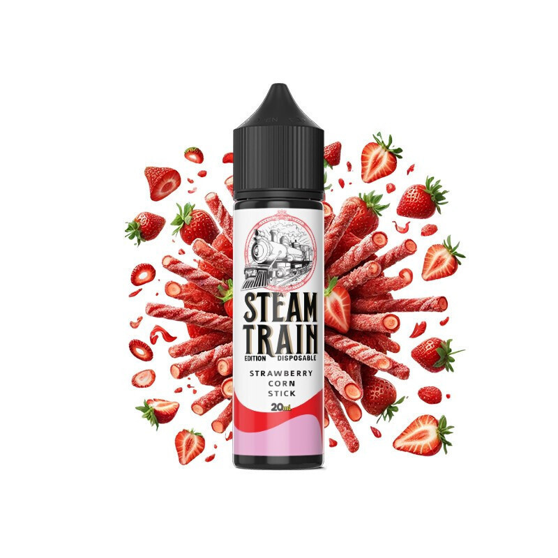 Steam Train Disposable Edition Strawberry Corn Stick 20/60ml | Skroutz.gr