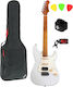 Jet Guitars Js400 Set Elektrische Gitarre Stratocaster mit HSS ...