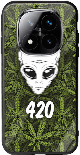 Alien 420 Xiaomi Redmi Note 14 Pro+ 5g Groove Tpu Tempered Glass Tpu ...