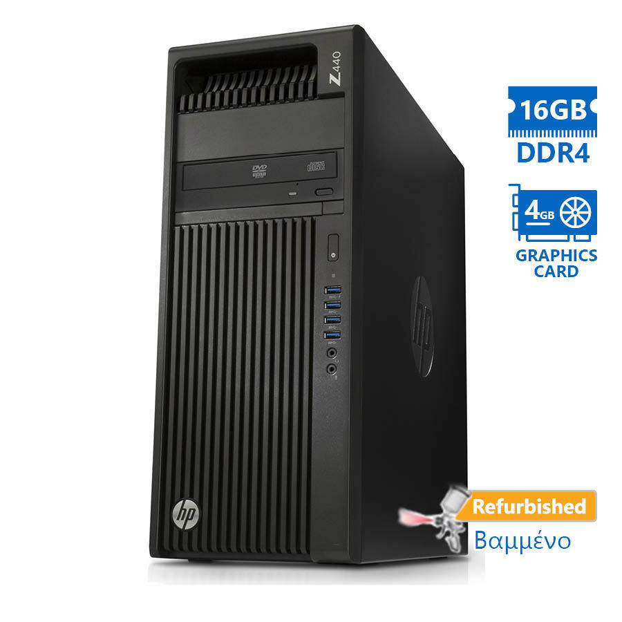 HP Z440 Refurbished Grade A (Xeon-E5-1630v3/16GB/1TB SSD/W8 Pro ...