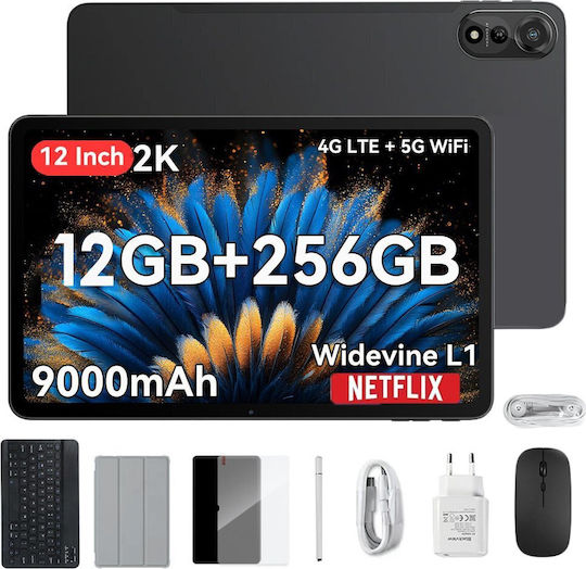 BlackView Mega 2 & Accessories Bundle 4G 12" Tablet (12GB/256GB) Γκρι ...