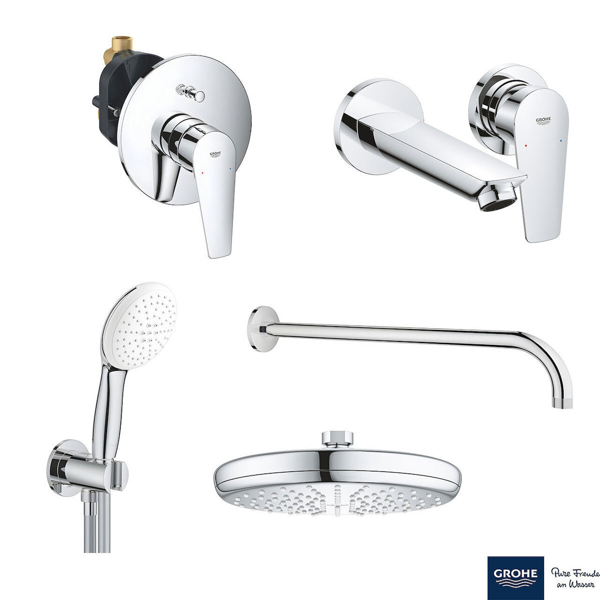 Grohe 20474001 για Νιπτήρα 2 Εξόδων | Skroutz.gr