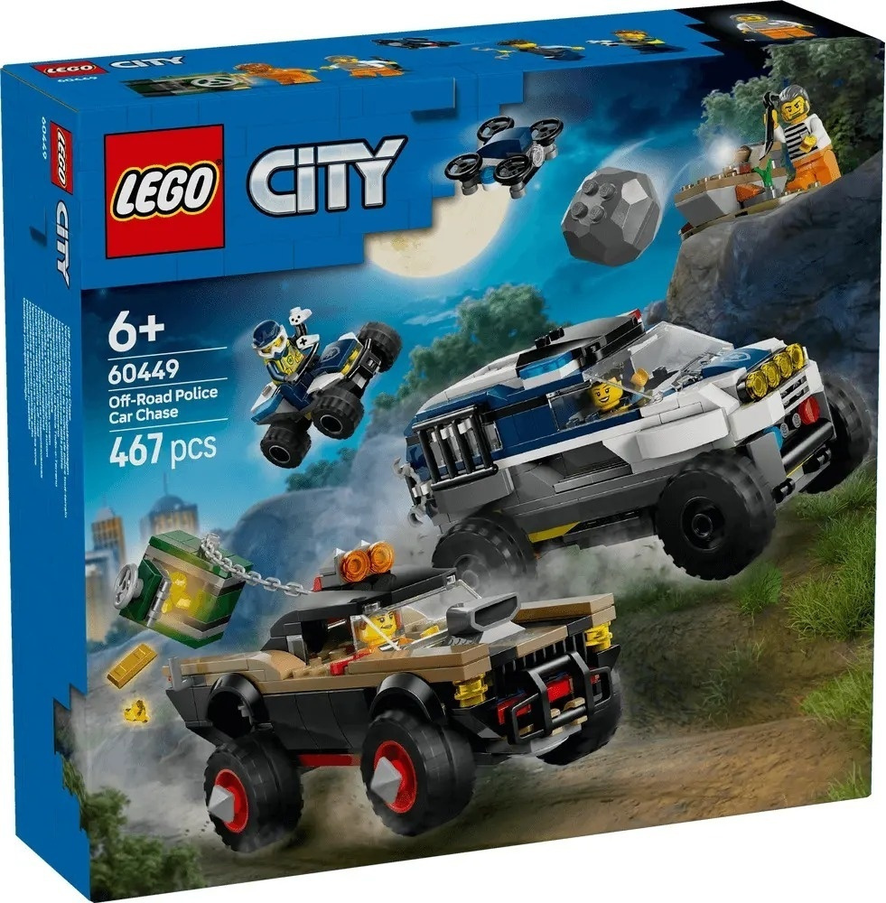 Lego City Off-road Police Chase για 6+ Ετών 467τμχ 60449 | Skroutz.gr