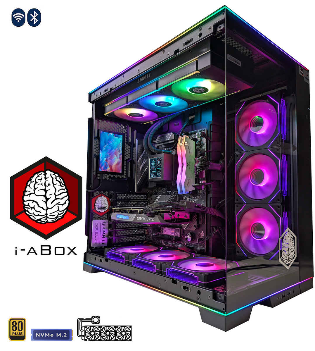 i-aBox Ultimate Beast v4i N+ Lux Gaming Desktop PC (Ultra 7-265KF/64GB ...