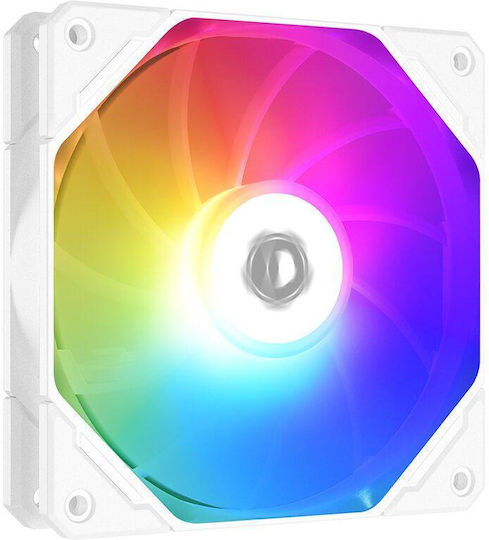 ID-Cooling TF-12025-ARGB-SNOW-REVERSE Case Fan 120mm με ARGB Φωτισμό ...