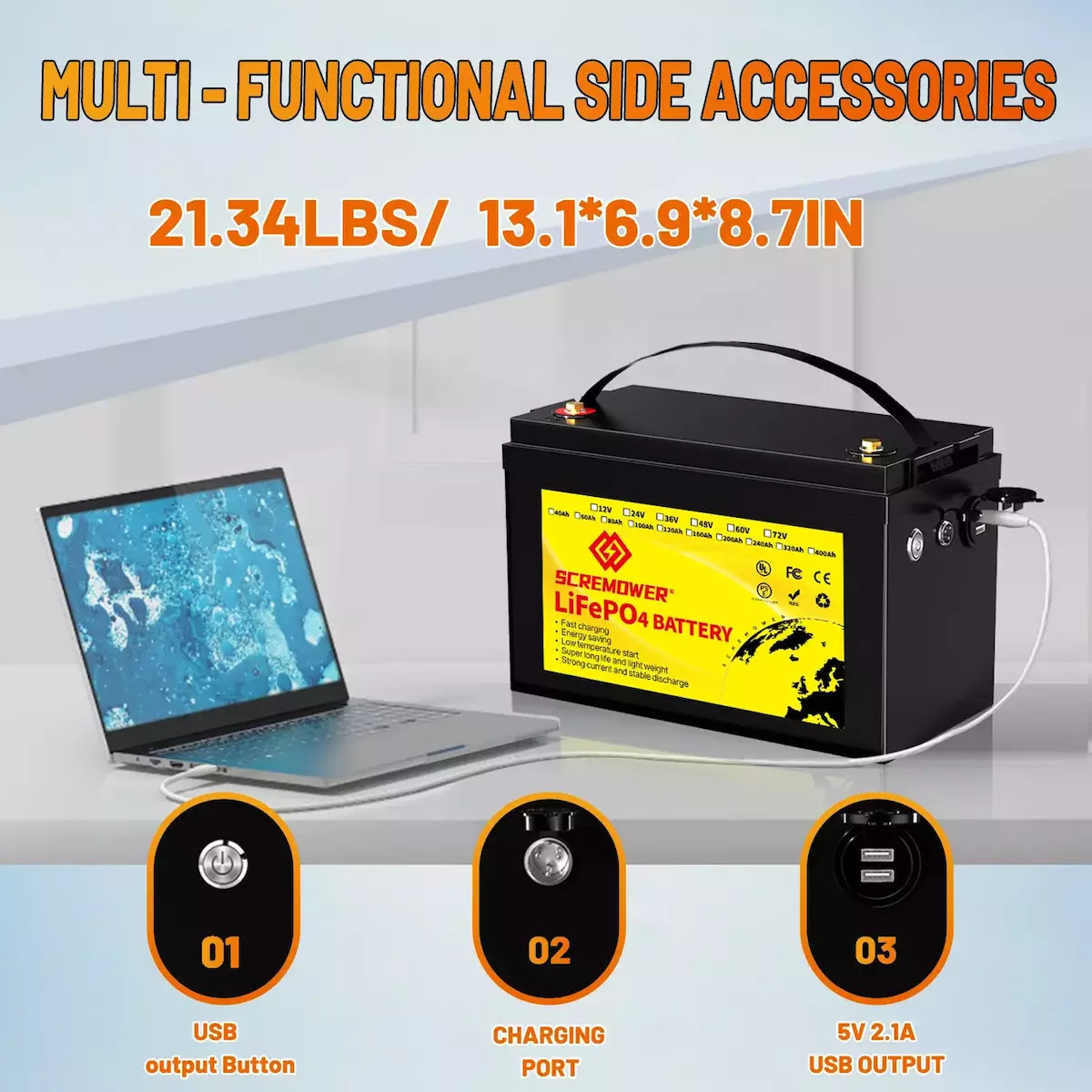 12v 100ah Lifepo4 Battery High Discharge Rate Advanced Bms 12v 100ah ...