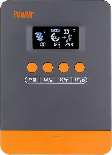 Powmr Mppt Solar Charge Controller Up To 99% Charging Efficiency Compatible Lithium Gel ...