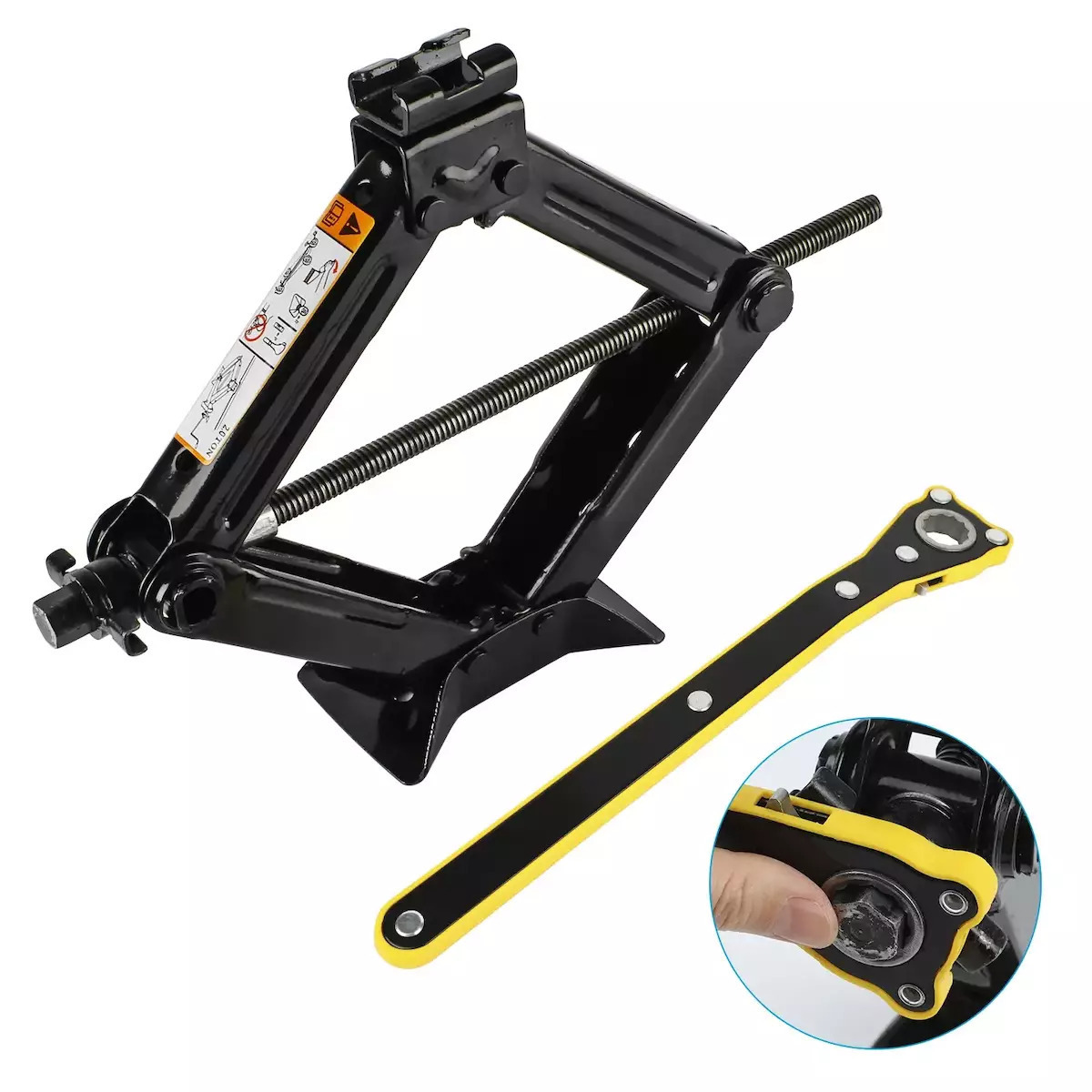 Scissor Jack Maximum Load 2t Compact Lightweight Design 2t | Skroutz.gr