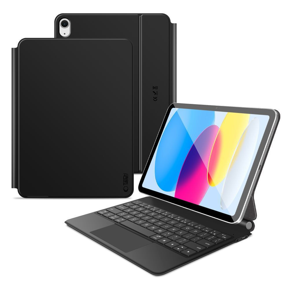 Tech-Protect Smartcase Flip Cover με Πληκτρολόγιο Μαύρη (iPad 10.9” 10/ ...