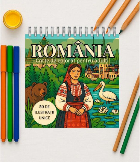 coloring book romania