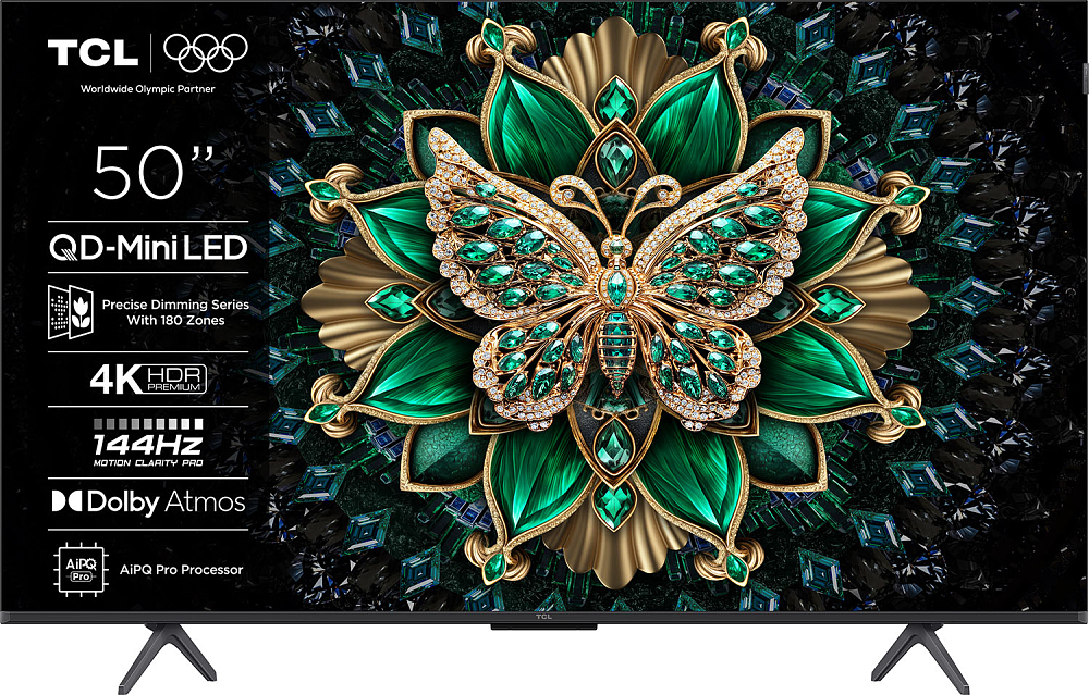 TCL Smart Τηλεόραση 50" 4K UHD Mini LED C6K HDR (2025) 50C6K | Skroutz.gr