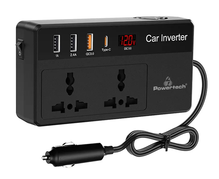 Powertech Inverter Αυτοκινήτου Τροποποιημένου Ημιτόνου 200W για ...