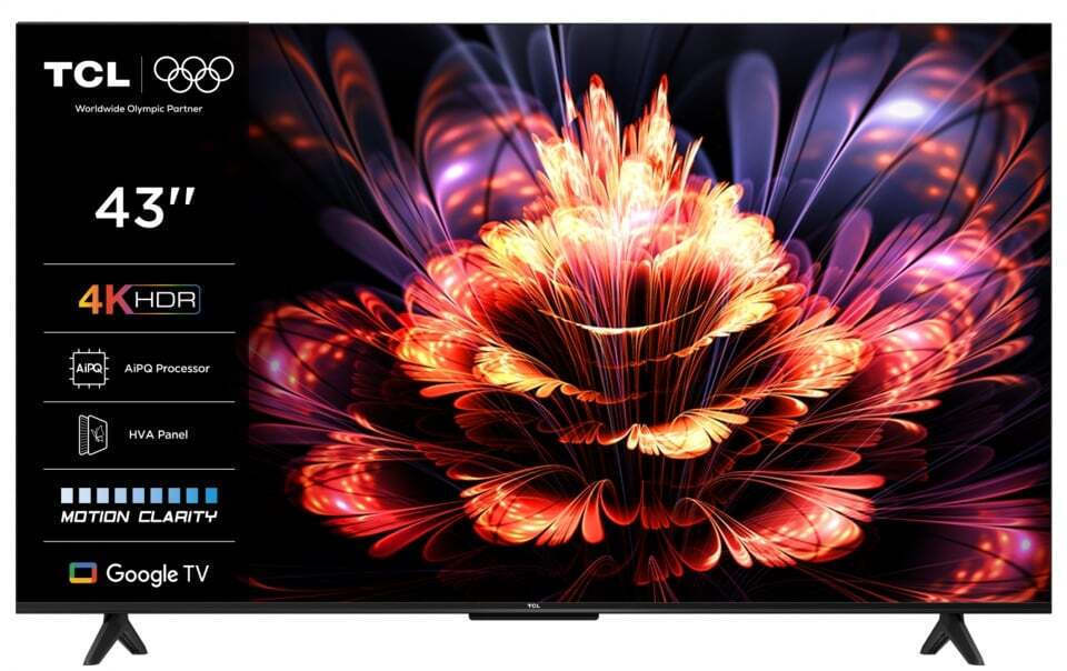 TCL Smart Τηλεόραση 43" 4K UHD LED V6C HDR (2025) 43V6C | Skroutz.gr