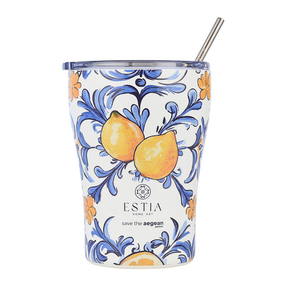 Estia Coffee Mug Save The Aegean Ανακυκλώσιμο Ποτήρι Θερμός Ανοξείδωτο ...