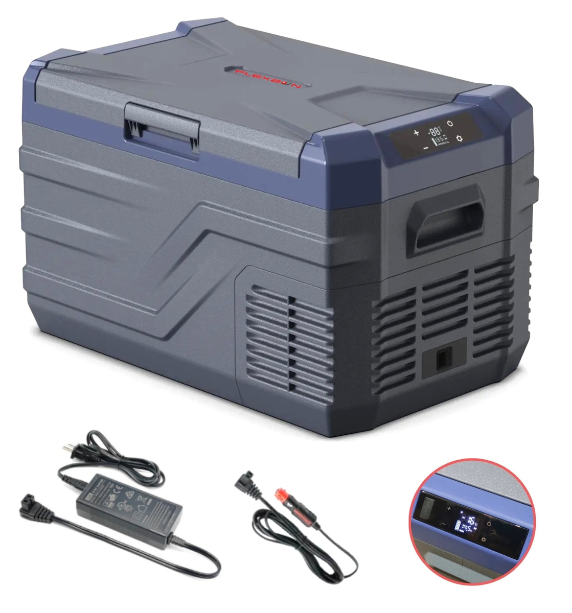 Ηλεκτρικό Φορητό Ψυγείο 12v 24v 220v 26.8l Ψύξη Θέρμανση Flexzon | Skroutz.gr