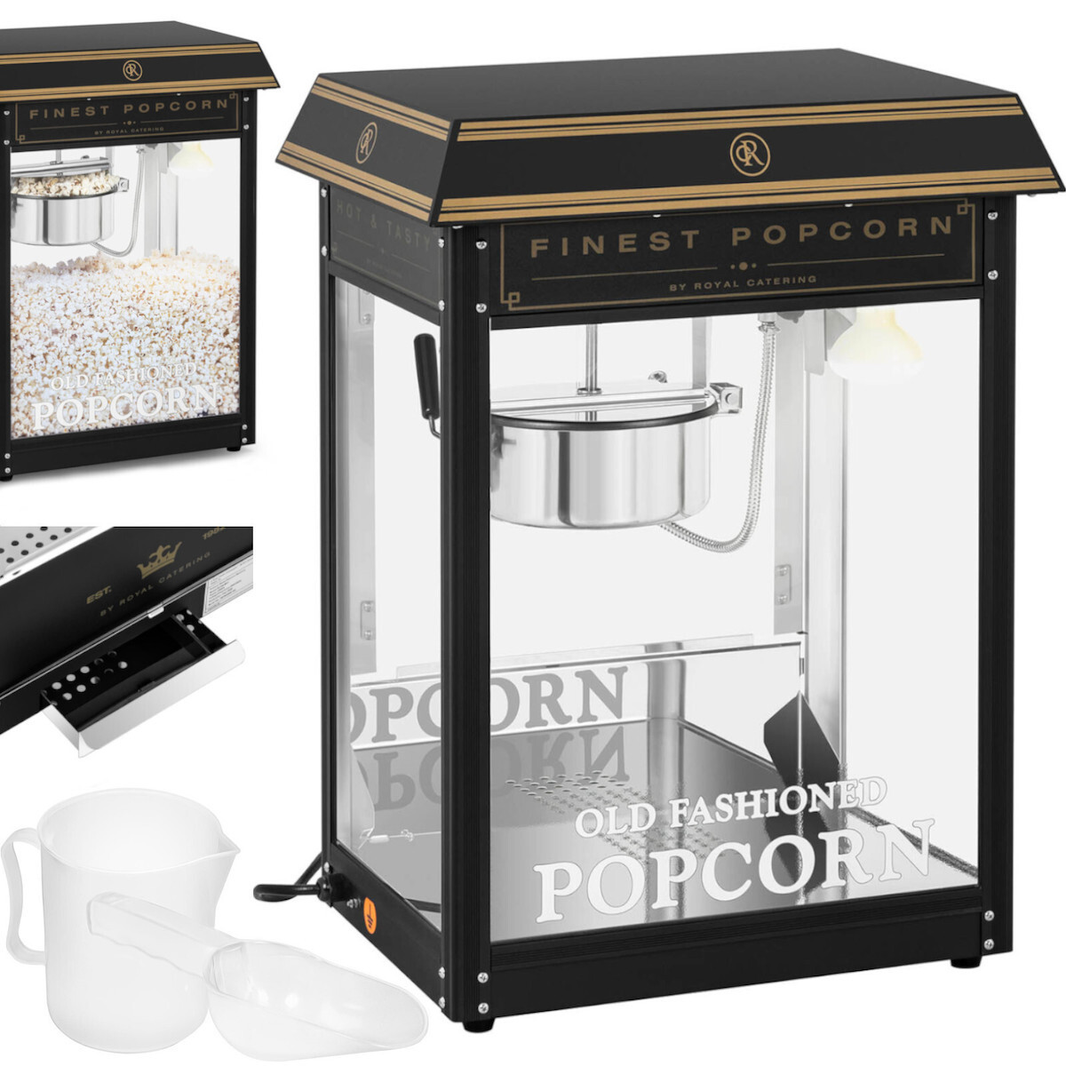 Royal Catering Μηχανή Ποπ-Κορν 1600W | Skroutz.gr