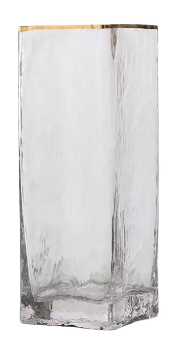 Cosmofan Διακοσμητικο Βαζο Γυαλινο 8*8*30cm | Skroutz.gr