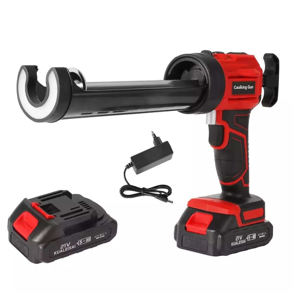 Electric Caulking Gun Compatible 18v/20v Batteries Led Light Feature 1 ...