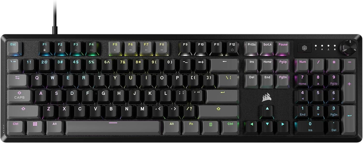 Corsair K70 Core RGB Gaming Πληκτρολόγιο με Corsair MLX Red διακόπτες ...