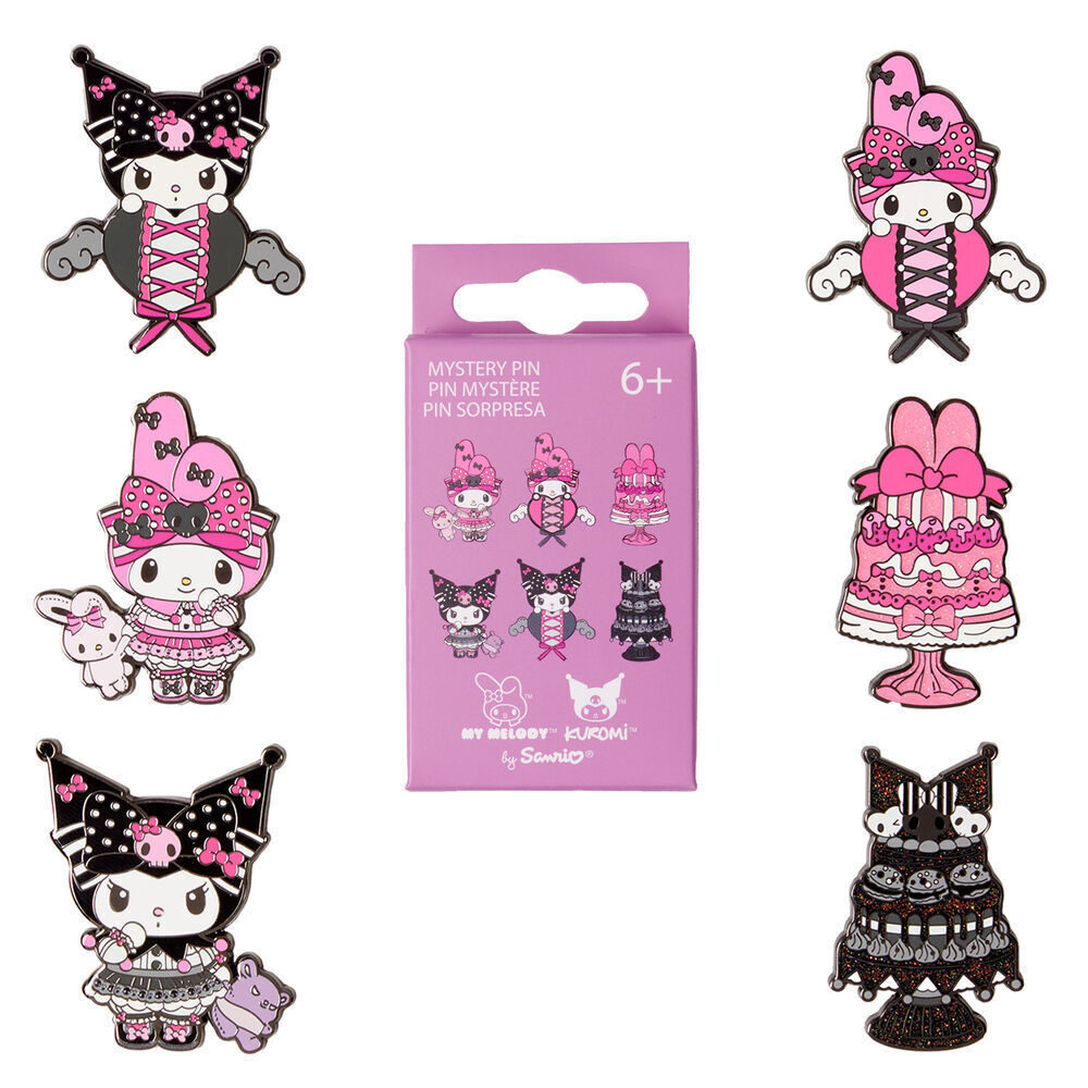 Loungefly Sanrio My Melody Kuromi Blind Box Enamel Pin Assorted 12 Τεμ | Skroutz.gr