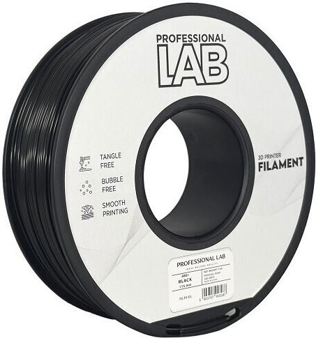 Professional Lab ABS 3D Printer Filament 3mm Μαύρο 1kg PRLF-B-1K-175 (Spool) | Skroutz.gr