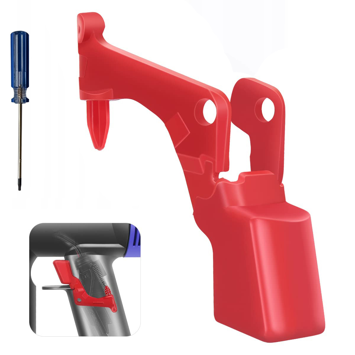 Powerfix Trigger V-red – Reinforced Trigger Button Dyson Vacuum Cleaner ...