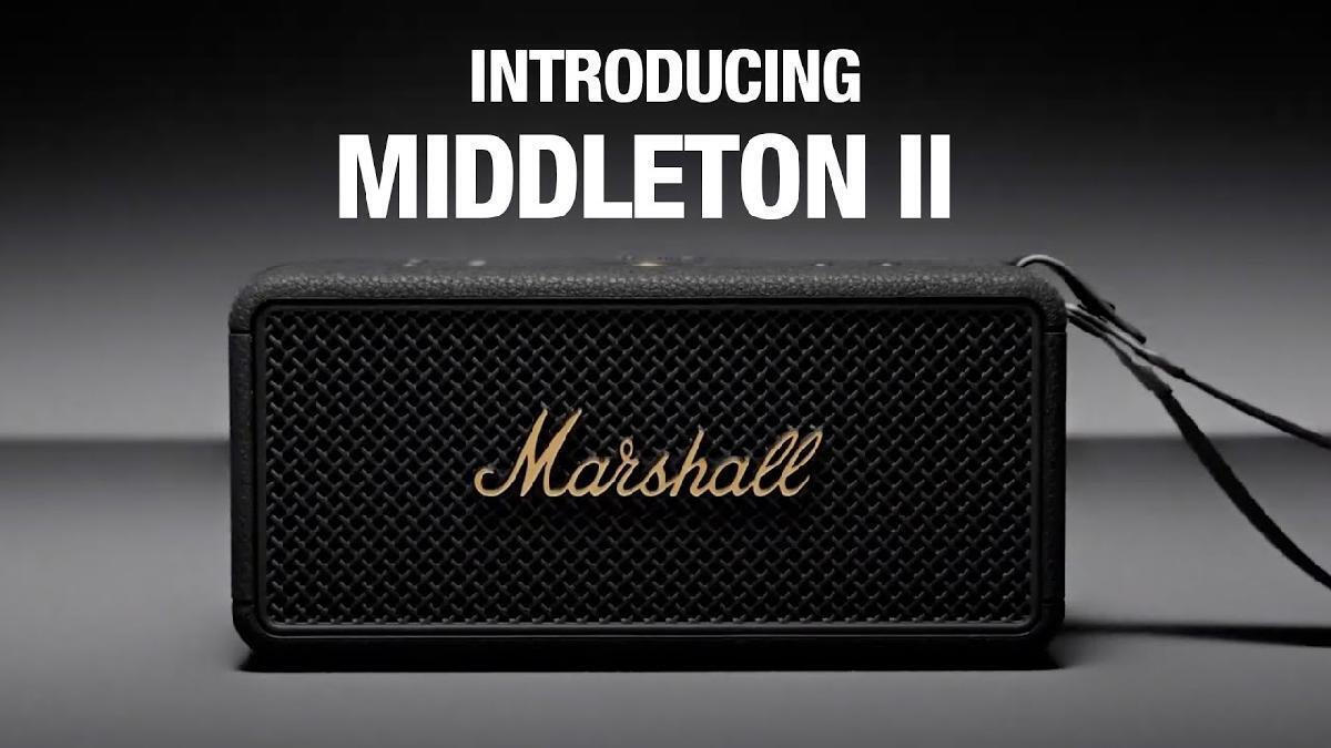 Marshall Middleton II Αδιάβροχο Ηχείο Bluetooth 30W με Διάρκεια ...