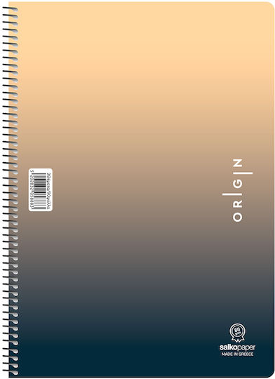 Salko Paper Spiral Caiet Cu dungi A4 60 de Foi 2 de Subiecte 1buc 5887 ...