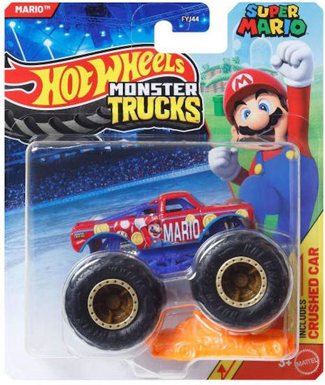 Hot Wheels Super Mario Mașinuță Monster Truck Super Mario pentru 3 ...