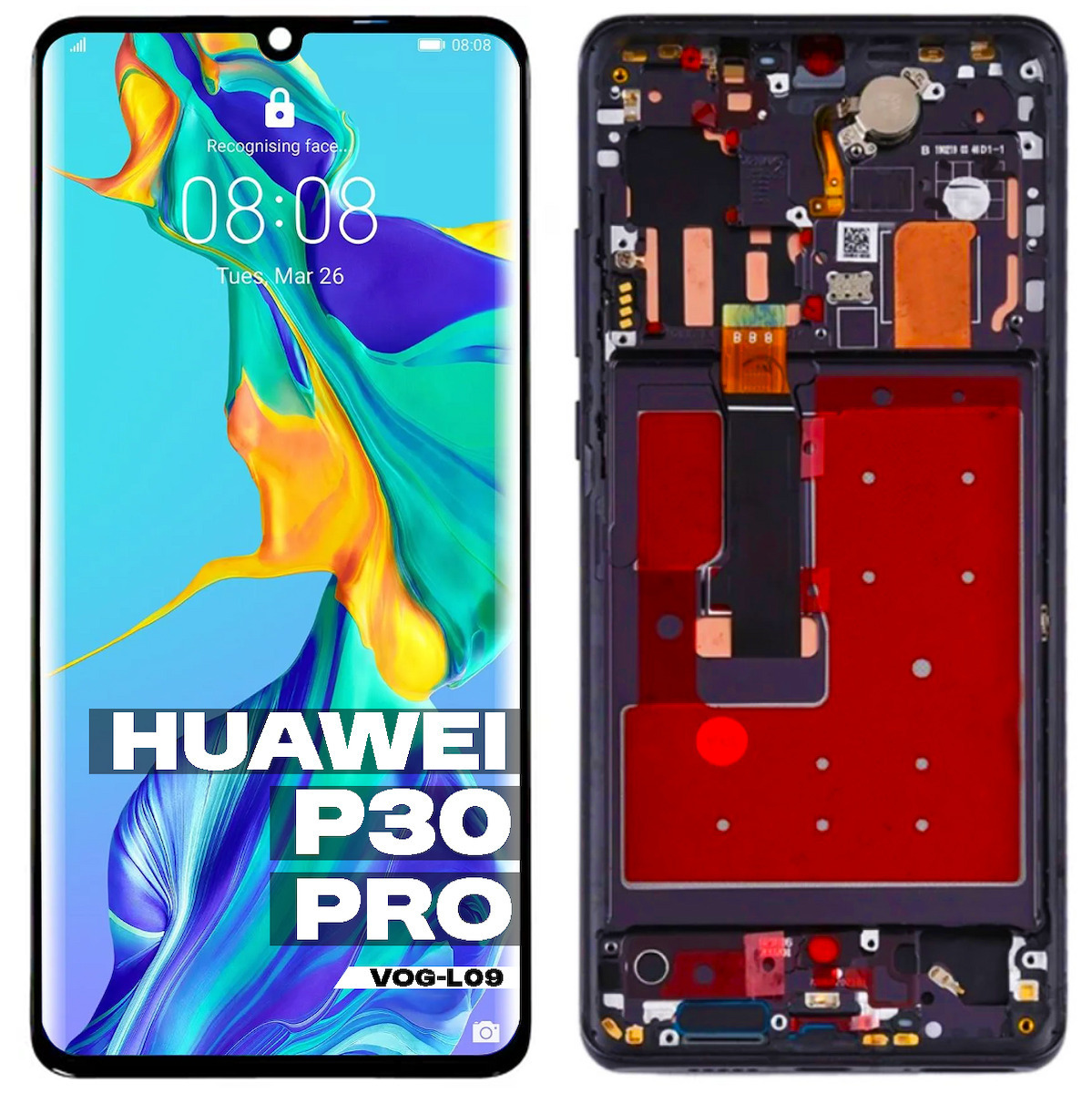 Original Lcd Display + Touch Screen Huawei P30 Pro Vog-l09 Refurbished ...