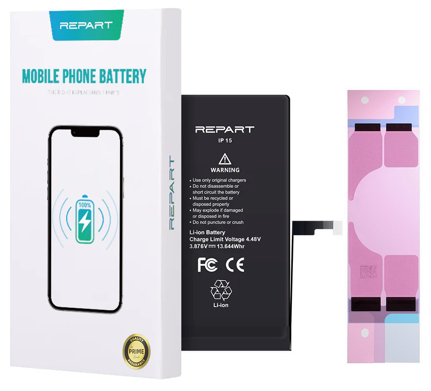 Rechargeable Battery Apple Iphone 15 Increased Capacity 3520mah Repart ...