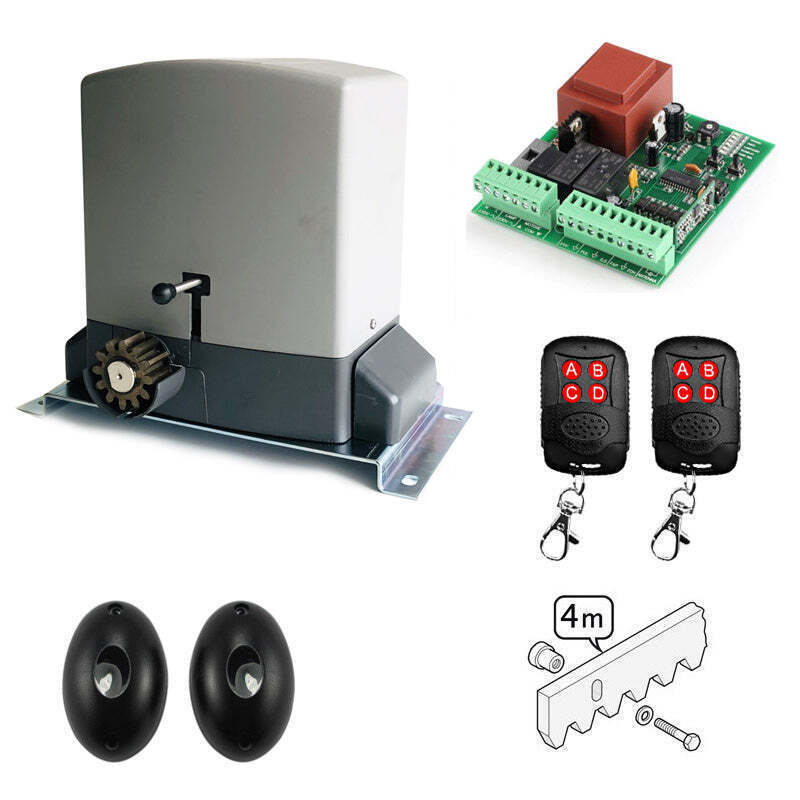 Next Systems Sliding Garage Door Motor up to 500kg PICO500-er4-FULL-KIT ...