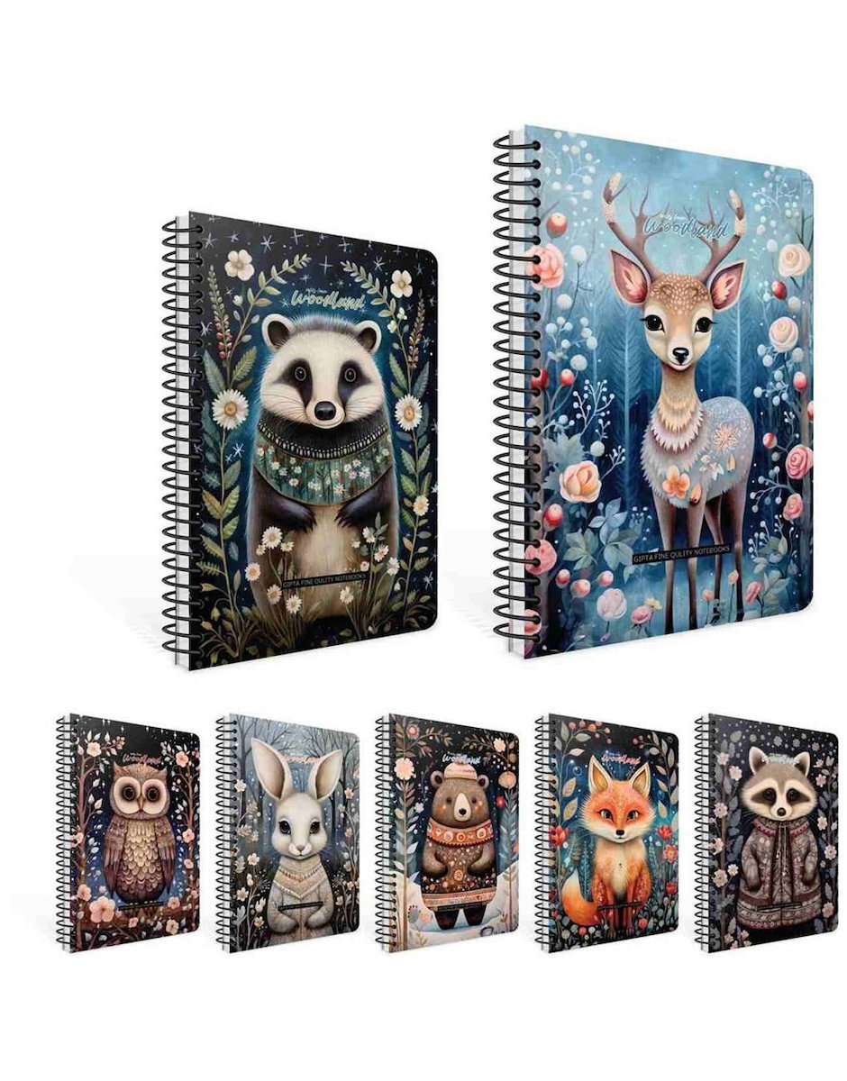 Gipta Σπιράλ Τετράδιο Ριγέ Α4 2 Θεμάτων (Διάφορα Σχέδια) | Skroutz.gr