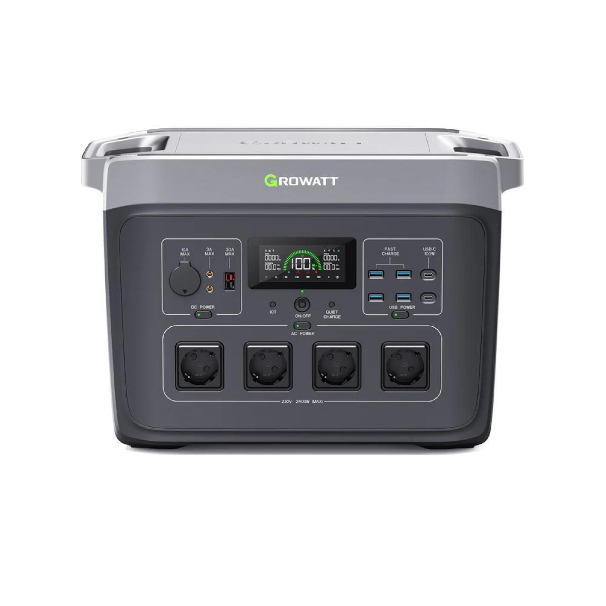 Growatt Infinity 2000 PRO Power Station with Capacity of 2048Wh (S1619 ...